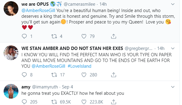 Love Island Winner Amber Has Been 'Liking' Some Very Telling Tweets ...