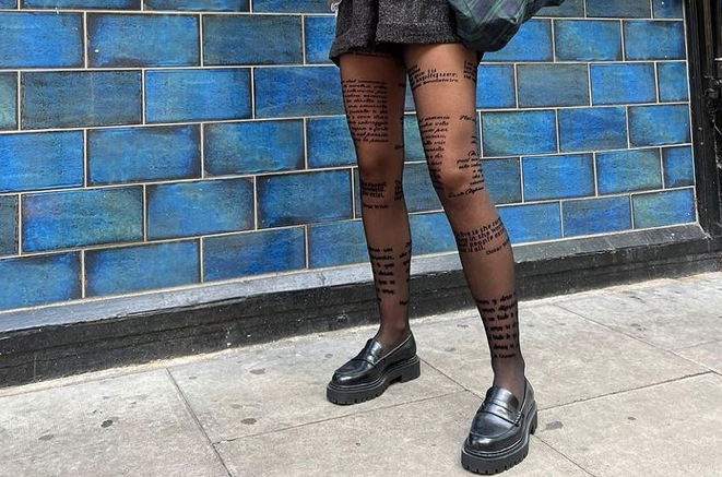 11 Pairs Of Sheer Patterned Tights That You're Going To Wear All Winter ...